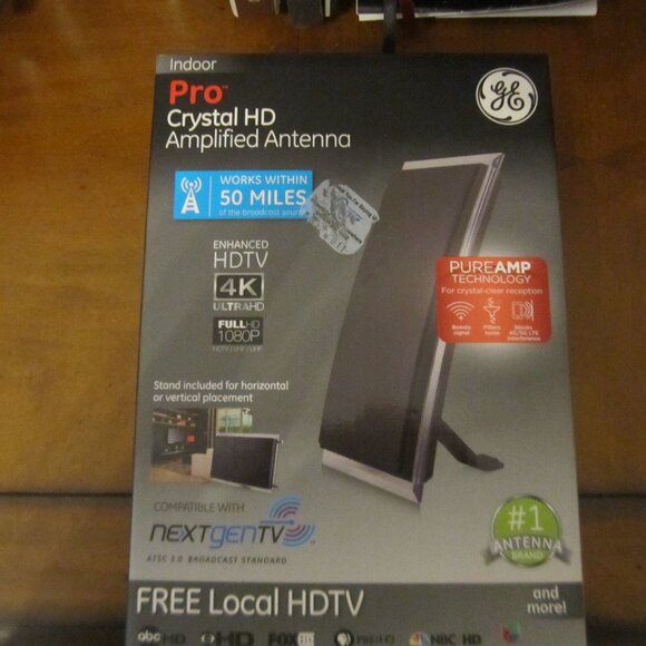 General Electric | Other | Ge Indoor Pro Crystal Hd Amplified Antenna ...